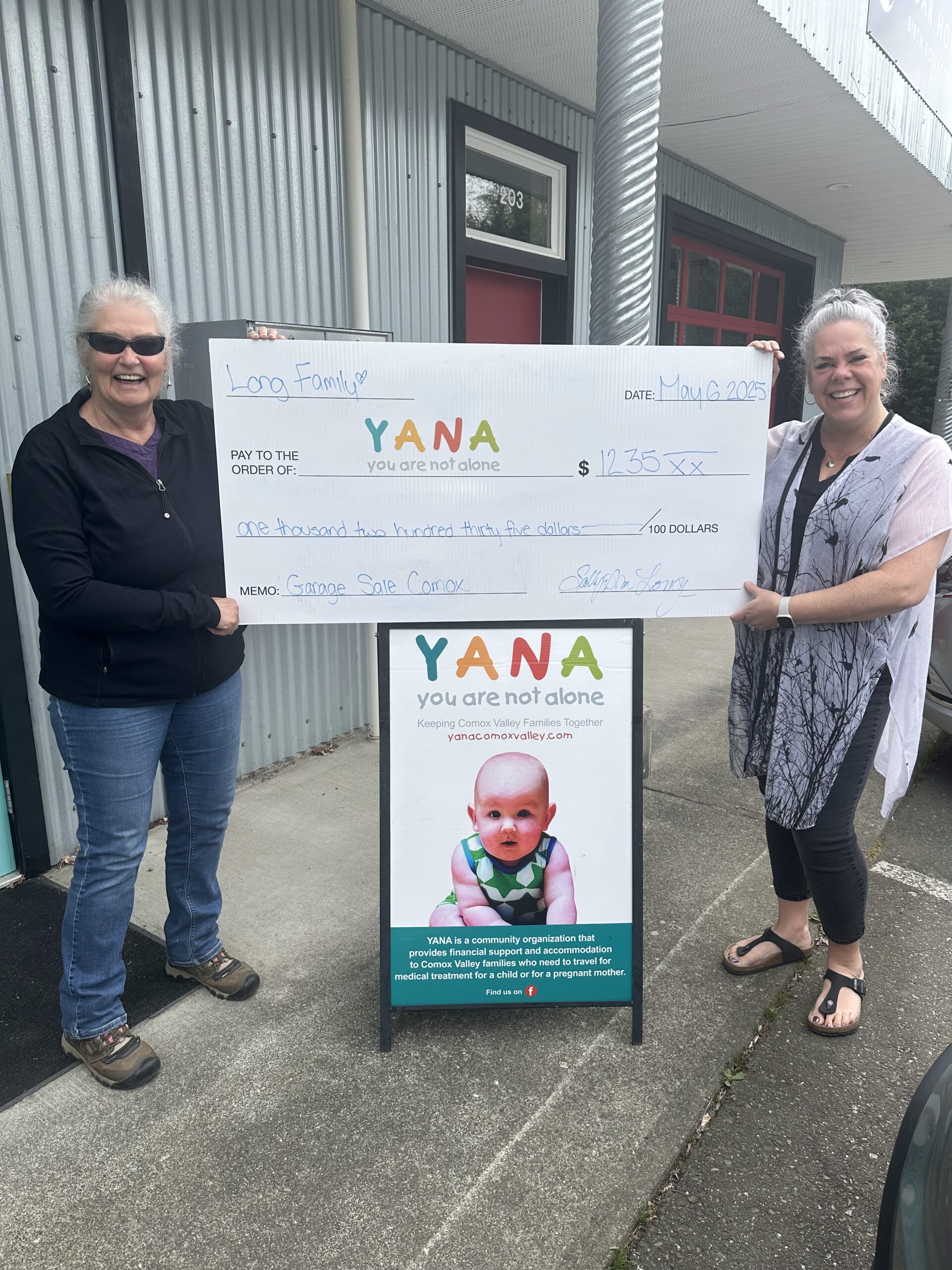 Thank you Sally Long! - YANA